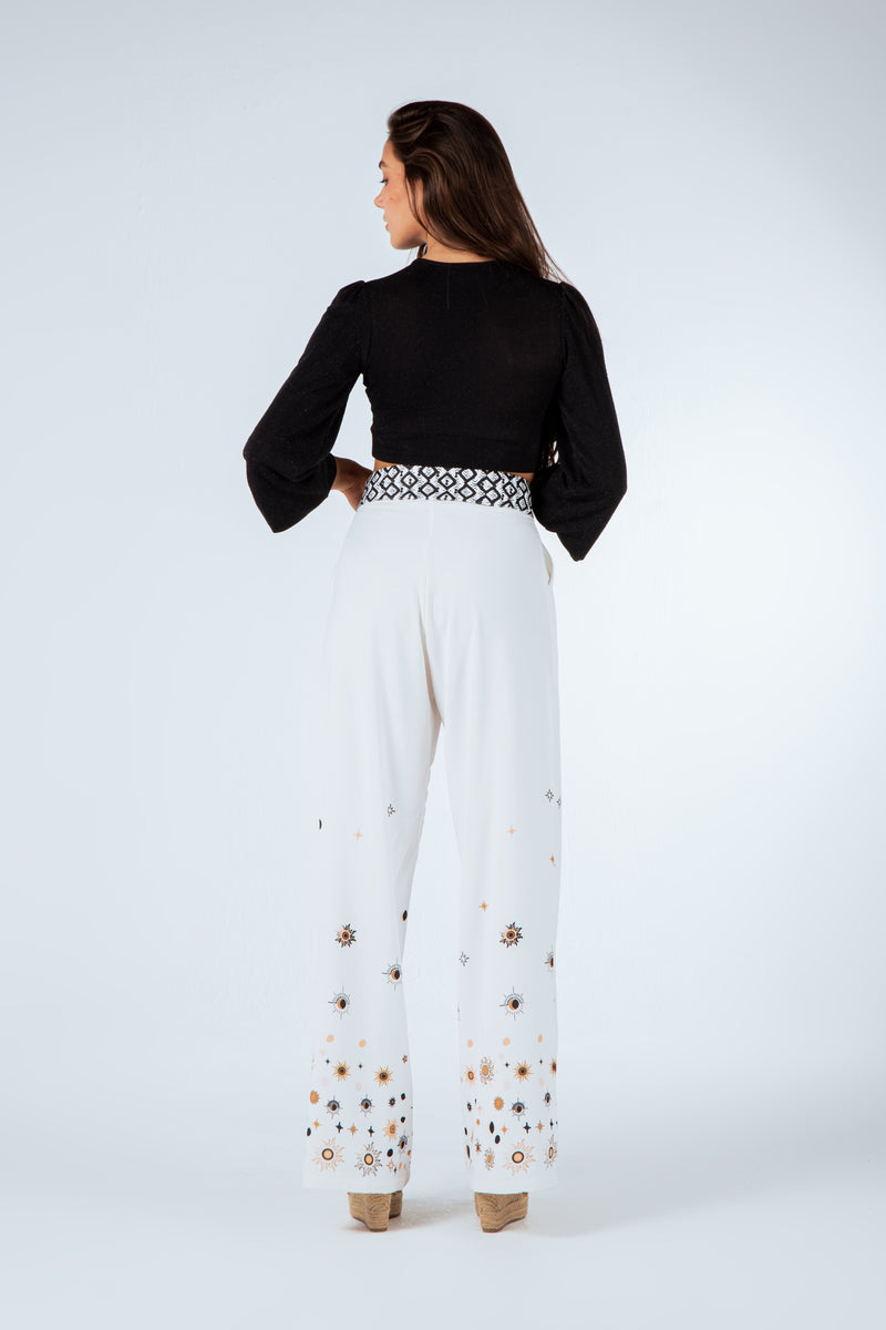 Ritmo x Caro Doss: "Hailey" Wide Legged Trousers – Ritmo Apparel